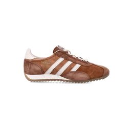 Adidas Low-Top Sneaker - Suede Brown Sneakers With Cellular Heel Wedge And - Gr. 9 - in Braun - f&uuml;r Damen
