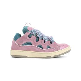 Lanvin Low-Top Sneaker - 90S-Inspired Multicolour Curb Sneakers - Gr. 41 (EU) - in Rosa - f&uuml;r Damen