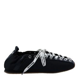 Ganni Low-Top Sneaker - Timeless Black Flats With Rounded Toe And Minimali - Gr. 36 (EU) - in Schwarz - f&uuml;r Damen