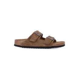 Birkenstock Loafer - Arizona Suede Flat Sandals In Dark Tea - Gr. 42 (EU) - in Braun - f&uuml;r Damen