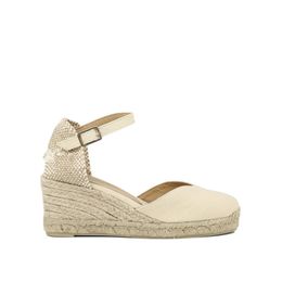 Castaner Sandalen - Closed Toe Organic Cotton Espadrilles With Woven J - Gr. 36 (EU) - in Beige - f&uuml;r Damen