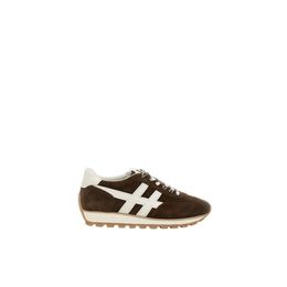 Hogan Low-Top Sneaker - Brown Sneakers With Smooth Finish And Sturdy Sole - Gr. 8_5 - in Braun - f&uuml;r Damen