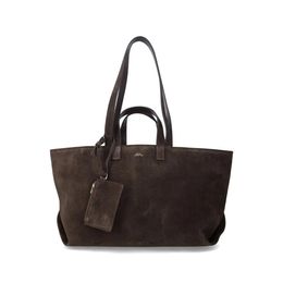A.P.C. Shopper & Totes - Le Drummer Suede Bag - Gr. unisize - in Schwarz - f&uuml;r Damen