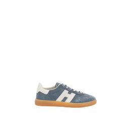 Hogan Low-Top Sneaker - Cool Lace-Up H - Gr. 8_5 - in Blau - f&uuml;r Damen