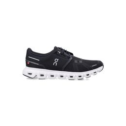 On RUNNING Low-Top Sneaker - Cloud 6 Sneakers With Zero-Gravity CushiOning And - Gr. 10 - in Schwarz - f&uuml;r Damen