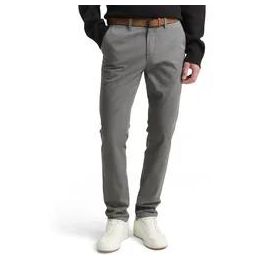 Chinohose Tom Tailor DENIM, Herren, Gr. 32, L&auml;nge 34, grau (castlerock grau), Obermaterial: 97% Baumwolle, 3% Elasthan, schmal lang, Hosen Chinohose, leicht vorgewaschen
