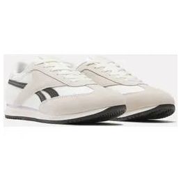 Trainingsschuh Reebok CLASSIC "Reebok WORLD 70", Damen, Gr. 40,5, wei&szlig;, lila, wei&szlig;, Leder, Synthetik, Textil, Schuhe
