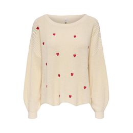 Only Oversized Sweater 'ONLHILDE' female Beige size M