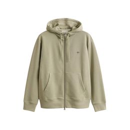 Gant Zip-Up Hoodie female Beige size XS