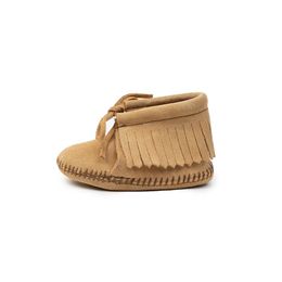 Minnetonka Slippers kids Brown size 19