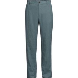 LANDS' END Leinenhose, Herren,  Gr&uuml;n, Leinen, by Lands' End