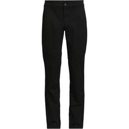 LANDS' END Slim Fit Chinohose, Herren,  Schwarz, Baumwolle/Baumwoll-Mischung, by Lands' End