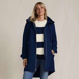 LANDS' END Squall Regenjacke in A-Linie, Damen,  Blau, Nylon, by Lands' End