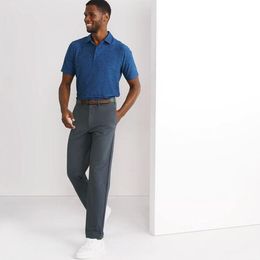 LANDS' END Flex Performance-Hose, Herren,  Grau, Polyester, by Lands' End