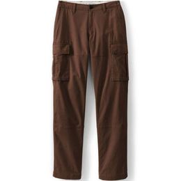 LANDS' END Classic Fit Cargohose, Herren,  Braun, Baumwoll-Mischung, by Lands' End