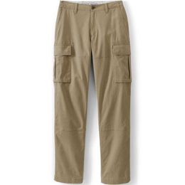 LANDS' END Classic Fit Cargohose, Herren,  Braun, Baumwoll-Mischung, by Lands' End