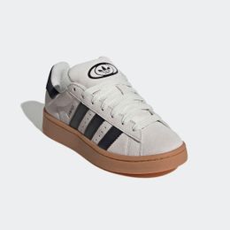 Sneaker adidas originals "CAMPUS 00S", M&auml;dchen, Gr. 37, grau (orbit grau, core schwarz, cloud wei&szlig;), Leder, Synthetik, Schuhe Sneaker, f&uuml;r Kinder und Jugendliche, mit Gummilaufsohle, mit Schn&uuml;rung