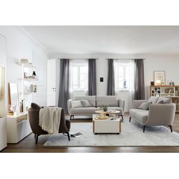 Sch&ouml;ner Wohnen Kollektion Sofa "Pearl, hochwertig und komfortabel", silber (platin trend), B:190cm H:85cm T:91cm, SCH&Ouml;NER WOHNEN-KOLLEKTION, Sofas, wahlweise als 2,5- oder 3-Sitzer erh&auml;ltlich, Topseller