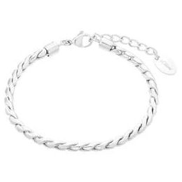 Armband s.Oliver "Classic Chic", silber (edelstahlfarben), Armb&auml;nder, Damen, 20cm, Edelstahl, Armband