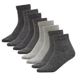 Kurzsocken s.Oliver "essentials", Herren, Gr. 35-38, schwarz (schwarz mix), Baumwolle, Elasthan, Polyester, normal, Socken, mit pflegeleichtem Materialmix