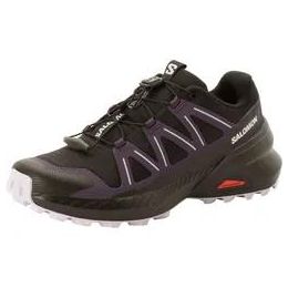 Laufschuh Salomon "SPEEDCROSS PEAK", Damen, Gr. 41, schwarz, Synthetik, Textil, Schuhe Laufschuh