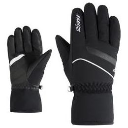 Skihandschuhe Ziener "KAIPO-Z glove lady", Damen, Gr. 6, schwarz, Materialmix, Handschuhe