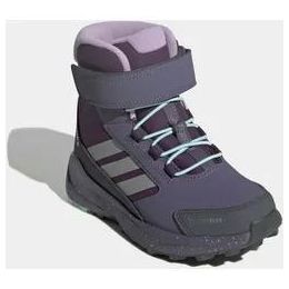 Wanderschuh Adidas TERREX "TRAILMAKER 2 HIGH CLIMAWARM+ KINDER", Kinder, Gr. 34, aurora plum, matte silber, semi flash aqua, Synthetik, Textil, Schuhe Wanderschuh, f&uuml;r Kinder & Jugendliche