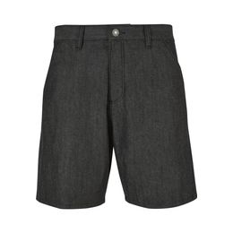 Shorts Urban Classics "Urban Classics Herren Denim Bermuda Shorts", Herren, Gr. 31, Normalgr&ouml;&szlig;en, jet schwarz, 100% Baumwolle, unifarben, relaxed fit, Hosen Shorts