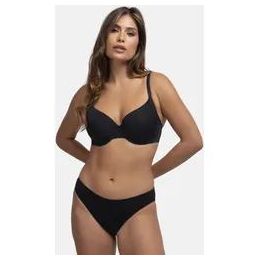 B&uuml;gel-BH Dorina "Michelle", Damen, Gr. 70, Cup A, schwarz, Obermaterial: 56% Polyamid, 32% Polyester, 12% Elasthan, unifarben, BHs B&uuml;gel-BH, leicht gepolstert, weicher Stoff