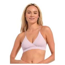 B&uuml;gelloser BH MAGIC BODYFASHION "Dream Crossover Bralette", Damen, Gr. S, N-Gr, lila (mauve), Obermaterial: 83% Polyamid, 17% Elasthan, unifarben, BHs, mit einzigartigem Kreuztr&auml;ger-Detail