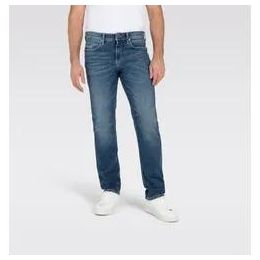 Regular-fit-Jeans MAC "Ben", Herren, Gr. 31, L&auml;nge 32, blau (vintage wash), Denim/Jeans, Obermaterial: 99% Baumwolle, 1% Elasthan, Jeans