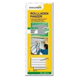 Rollladenpanzer Schellenberg "Set f&uuml;r Fenster, Mini System f&uuml;r 40 mm Stahlrohrwelle", wei&szlig;, B:80cm H:100cm, Rolll&auml;den, PVC Jalousie, in verschiedenen Gr&ouml;&szlig;en erh&auml;ltlich, wei&szlig;