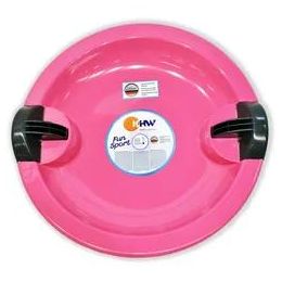 Schneerutscher KHW "Fun UFO pink", pink, SchlittenB:65cm H:7cm L:65cm, Kunststoff, B:65cm H:7cm L:65cm