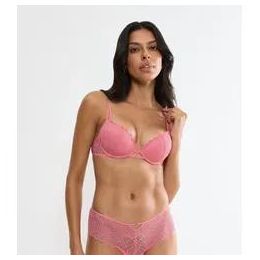 Push-up-BH Triumph "That Night In Vegas WHU", Damen, Gr. 85, Cup C, wild rose, Mesh, Obermaterial: 49% Polyester, 41% Polyamid, 10% Elasthan, BHs Push-up-BH, Comfort Wire, mit grafischem Muster