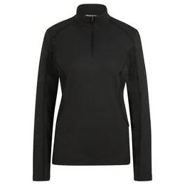 Sweatshirt Ziener "JENITA-Z midlayer lady", Damen, Gr. 42, schwarz, Obermaterial: 88% Polyester, 12% Elasthan, Sweatshirts Sweatshirt