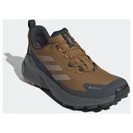 Wanderschuh Adidas TERREX "TERREX TRAILMAKER 2 GORE-TEX", Damen, Gr. 46, bronze strata, blanch cargo, carbon, Synthetik, Textil, Schuhe Wanderschuh, wasserdicht dank Gore-Tex Membrane