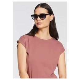 Sonnenbrille Laura Scott, Damen, schwarz, unifarben, Sonnenbrillen Sonnenbrille, f&uuml;r Damen mit grauen Verlaufsgl&auml;sern