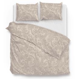 Bettw&auml;sche ZO HOME "Paisley-di-Lino", beige (sandy, beige), B/L: 200cm x 200cm, 1 Stk., 2 Stk., Renforc&eacute;, B/L: 80cm x 80cm & 80cm x 80cm, 3 Stk., Renforc&eacute;, Obermaterial: 100% Baumwolle, Bettw&auml;sche, Bettw&auml;sche, Bettw&auml;sche aus 100% Baumwolle, hochwertiges Renforc&eacute;