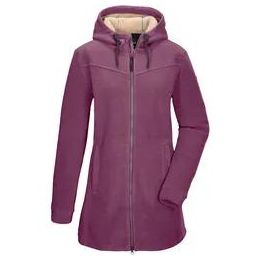 Fleecejacke "GW 82 WMN FLC PRK", Damen, Gr. 38, orchidee, Oberseite: 100% Polyester;R&uuml;ckseite: 100% Polyester, G.I.G.A. DX BY KILLTEC, Jacken Fleecejacke, Fleeceparka mit Teddyfell, 2-Wege-Rei&szlig;verschluss, verstellbare Kapuze