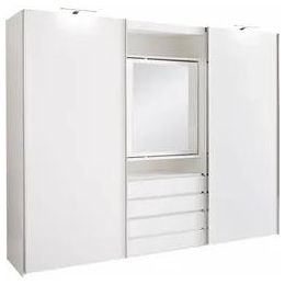 Schwebet&uuml;renschrank wimex "Magic by fresh to go", wei&szlig;, B:300cm H:236cm T:65cm, Schr&auml;nke, Schwebet&uuml;renschrank, mit drehbarer Spiegelt&uuml;r