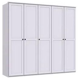 Dreht&uuml;renschrank wimex "Chalet", wei&szlig;, B:225cm H:210cm T:58cm, Holzwerkstoff, Schr&auml;nke, Dreht&uuml;renschrank, in Landhausoptik