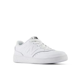 Sneaker New Balance "BB80", M&auml;dchen, Gr. 32, wei&szlig; (wei&szlig;, wei&szlig;), Leder, Schuhe Sneaker