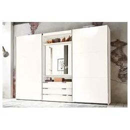 Schwebet&uuml;renschrank wimex "Magic by fresh to go", wei&szlig;, B:300cm H:216cm T:65cm, Schr&auml;nke, Schwebet&uuml;renschrank, mit drehbarer Spiegelt&uuml;r