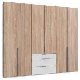 Kleiderschrank wimex "New York", wei&szlig; (wei&szlig;, front struktureichefarben hell), B:270cm H:236cm T:58cm, Schr&auml;nke, Kleiderschrank, wahlweise 208 oder 236cm hoch
