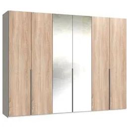 Kleiderschrank wimex "New York", wei&szlig; (wei&szlig;, front struktureichefarben hell), B:270cm H:234cm T:58cm, Schr&auml;nke, Kleiderschrank