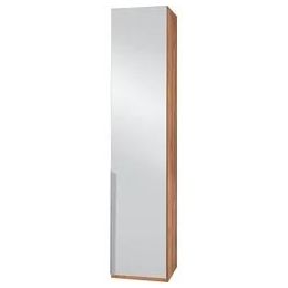 Kleiderschrank wimex "New York", braun (plankeneichefarben), B:45cm H:208cm T:58cm, Schr&auml;nke, Kleiderschrank