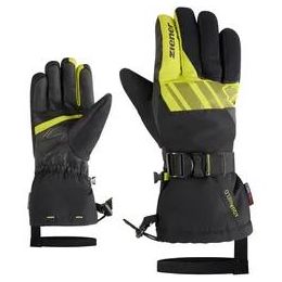 Skihandschuhe Ziener "GHALION-Z AS glove man", Herren, Gr. 9.5, schwarz.electric grass, Materialmix, Handschuhe