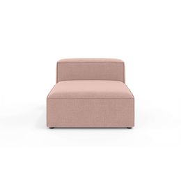 Chaiselongue OTTO HOME "HAILY Liegesessel, Loungem&ouml;bel zum Relaxen, Ma&szlig;e B/T/H: 100/130/72 cm", rot (coral), B:100cm H:72cm T:130cm, 100% Polyester, Sofas, Chaiselongue, als Modul oder separat verwendbar, f&uuml;r individuelle Zusammenstellung