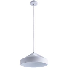 Paco Home Pendelleuchte "HURLEY T", wei&szlig;, 1, &Oslash; 36cm H: 18cm, Leuchten, H&auml;ngelampe Esszimmer K&uuml;chenlampe H&auml;ngend Esstischlampe Innen Gold, Pendelleuchte