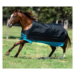 Horseware Outdoordecke MIO Turnout Lite schwarz/blau 115 cm
